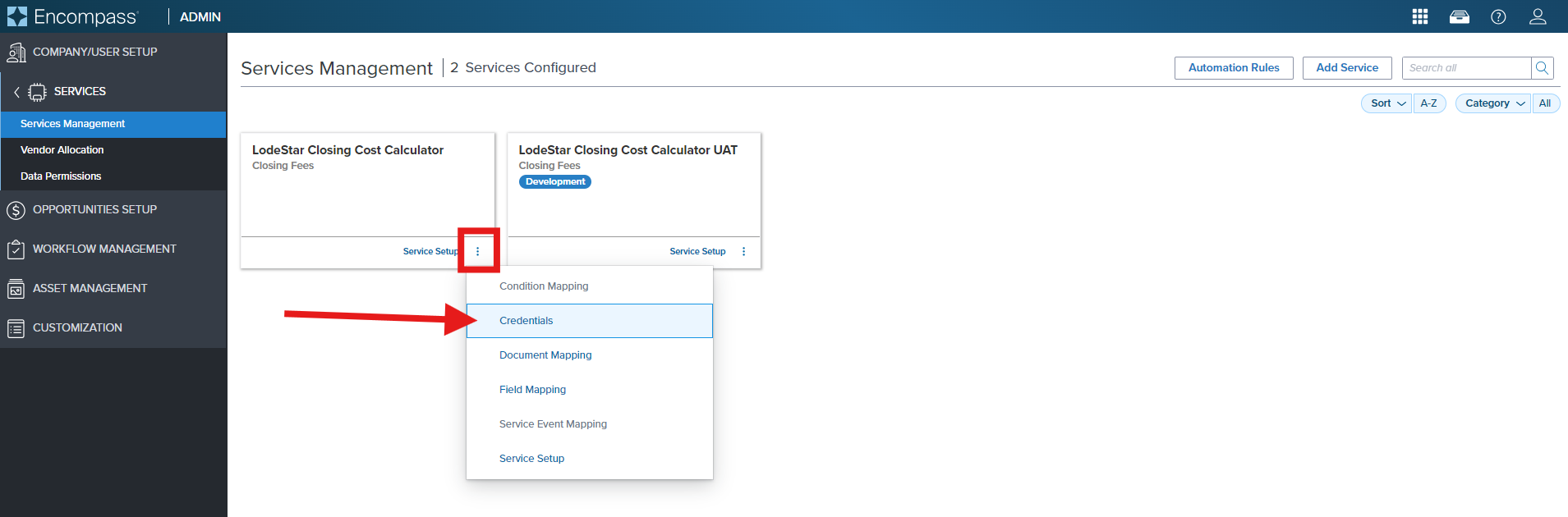 How to Set up LodeStar within Encompass LO Connect (also known as ...